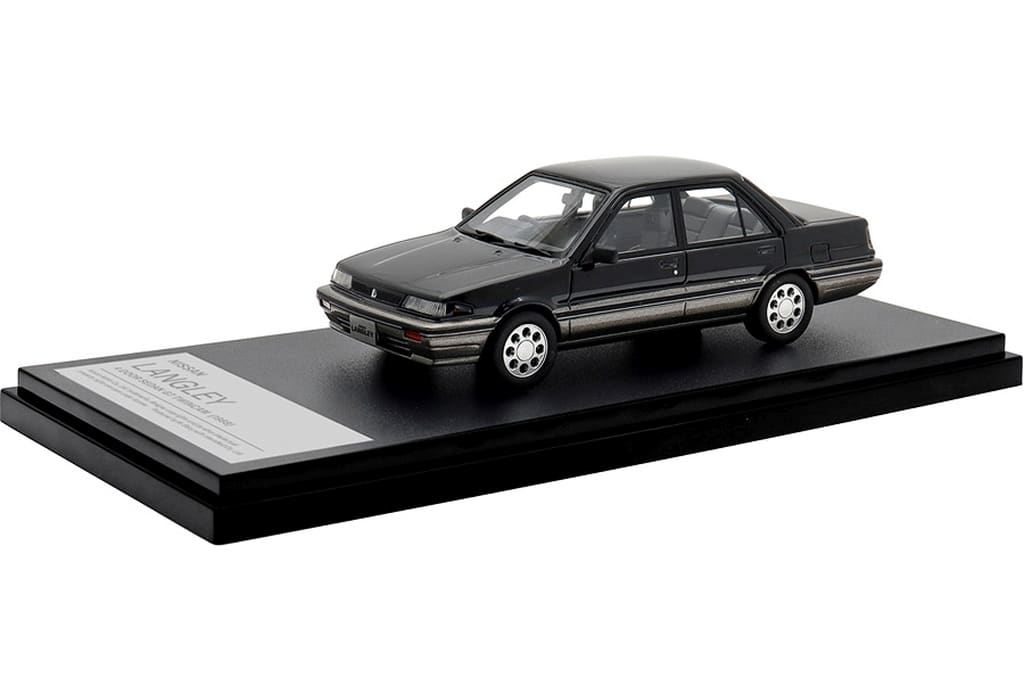 駿河屋 - 1/43 NISSAN LANGLEY 4 DOOR SEDAN GT TWINCAM (1988)(ブラック×グレーメタリック) 「ハイ・ストーリーシリーズ」 [HS468BK ...