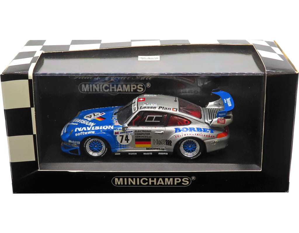 駿河屋 - 1/43 Porsche 911 GT2 Evo Le Mans 1997 Rook Racing #74(シルバー×ブルー ...