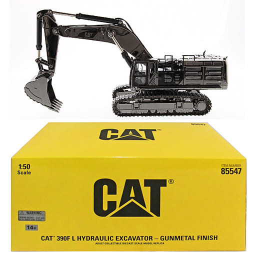 1/50 CAT 390F L HYDRAULIC EXCAVATOR (GUNMETAL FINISH) [85547] | Toy ...