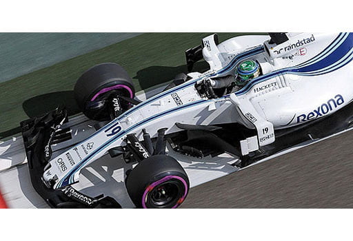 1/18 Williams Martini Racing Mercedes FW40 Felipe Massa Abu Dhabi GP ...