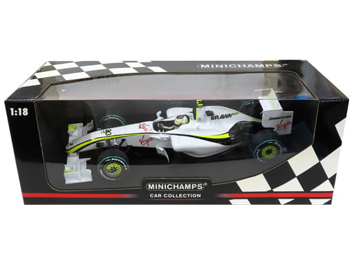 1/18 Brawn GP BGP 001 Australian GP 2009 Virqin #23 (White x Yellow ...