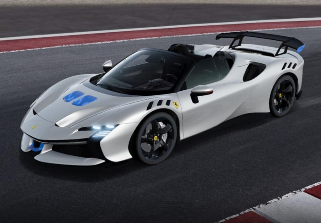 駿河屋 - 1/18 Ferrari SF90 XX Spider Nurburgring Silver ケース無 [P18238G]（モデルカー）