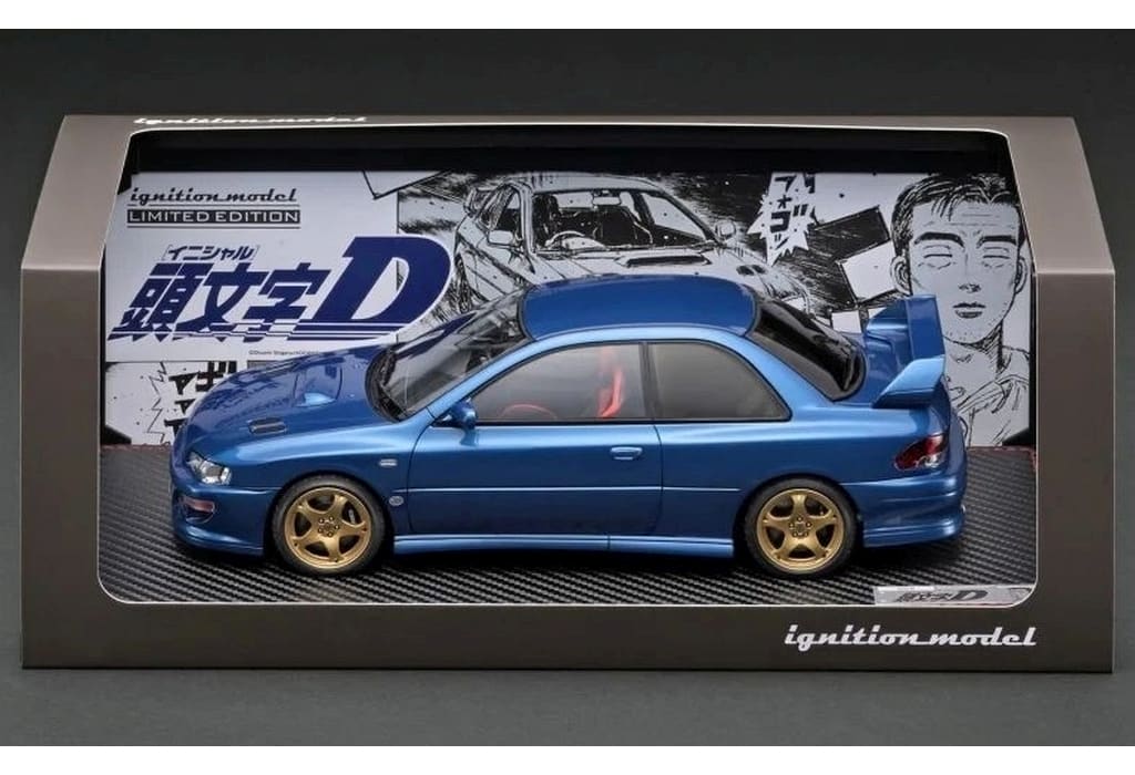 駿河屋 - 1/18 SUBARU Impreza WRX type R STi Version V GC8(ブルー) With Mr ...