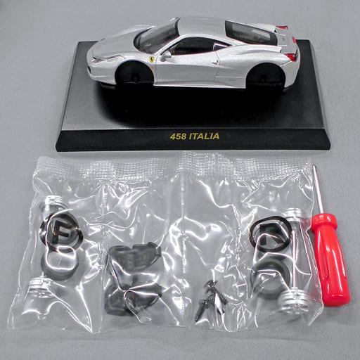 Minicar 1/64 Ferrari 458 ITALIA (Silver) "Ferrari Mini Car Collection 8 ...