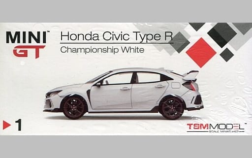 Minicar 1/64 Honda Civic Type R Right Hand Drive (Championship White ...