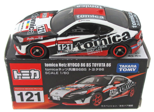 Minicar 1/60 Tomica Nets Hyogo 86 Toyota 86 #121 (White x Black x Red) "Tomica" | Toy Hobby ...