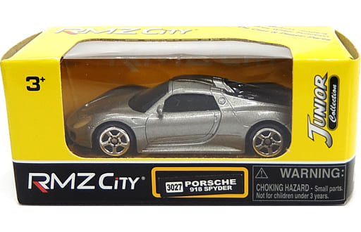 Minicar 1/64 PORSCHE 918 SPYDER (Silver) 「 RMZ City Collection 」 [3027 ...