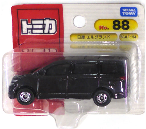 Minicar 1/64 Nissan Elgrand (Black) 「 Tomica No. 88 」 | Toy Hobby ...