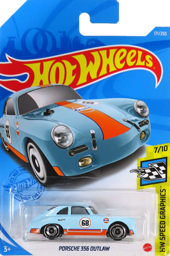 1/64 Porsche 356 outlaw (turquoise x orange) "Hot Wheels Speed Graphics ...