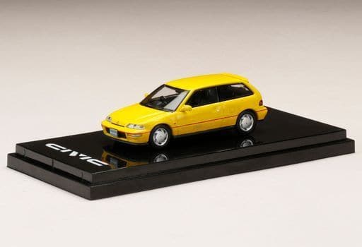 Minicar 1/64 Honda CIVIC (EF9) SiR II Yellow (Custom Color) [HJ641031AY ...