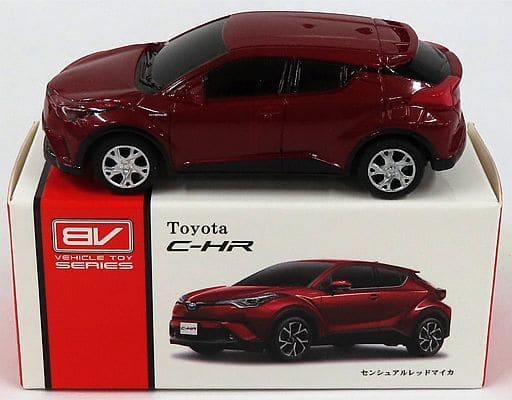 Minicar TOYOTA CH-R (SENSUAL RED MICA) "VEHICLE TOY SERIES" pull back ...