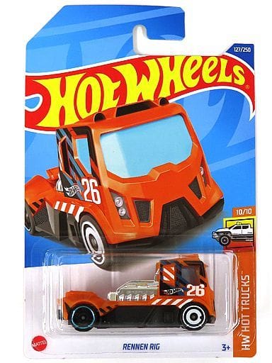 1/64 RENNEN RIG #26 (Orange x Silver x White) "Hot Wheels HW HOT TRUCKS ...
