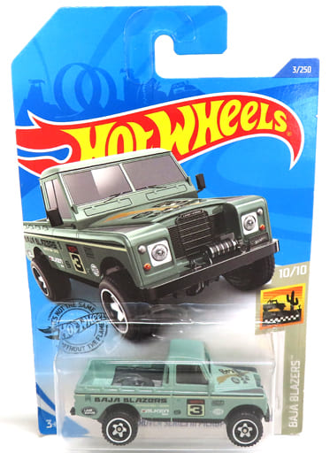 1/64 LAND ROVER SERIES III PICKUP #3 (Light Green x Black) "Hot Wheels ...