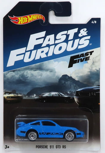 Minicar 1/64 PORSCHE 911 GTrs (Blue) "Hot Wheels Wild Speed FAST Five ...