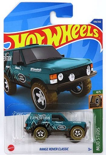 Minicar 1/64 RANGE ROVER CLASSIC (Green) "Hot Wheels MUD Studs" [HCT76 ...