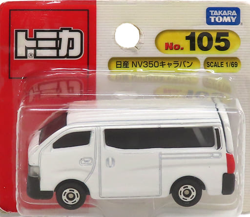 1/69 Nissan NV350 Character Van (White) "Tomica No. 105" | Toy Hobby | Suruga-ya.com