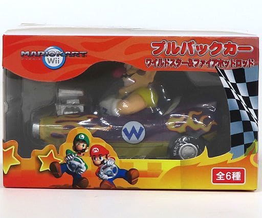 Minicar Wario (Purple x Yellow) "MARIO KART Wii" Pull Back Car Wild ...