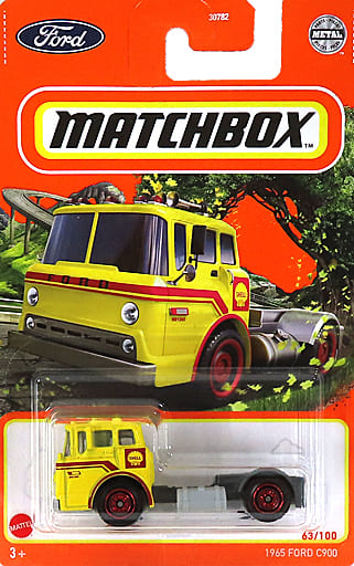 1/64 1965 FORD C900 SHELL (Yellow x Gray x Red) "MATCHBOX" [HFN92-4B10 ...
