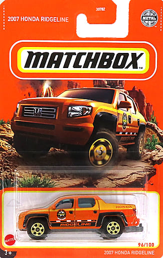 Minicar 1/64 2007 HONDA RIDGEGELINE (Orange x Black) "MATCHBOX" [HFP81 ...