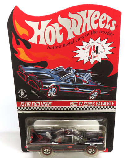 1/64 1966 TV SERIES BATMOBILE (Black x Red) "Hot Wheels" Red Line Club ...