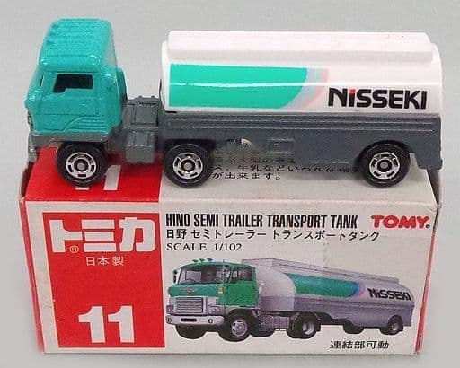 [Box missing] 1/102 Hino Semitrailer Transport Tank (Green x White ...