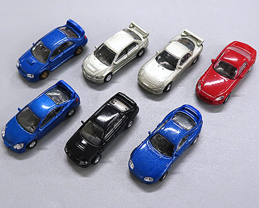 7-type set "Super Real Mini Car Collection" Boss Black Limited Campaign ...