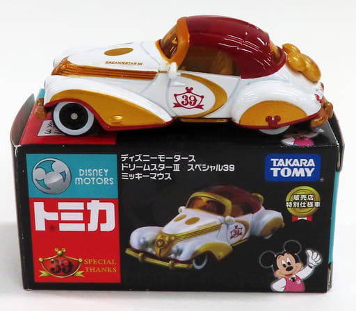 Dream Star III Special 39 Mickey Mouse Dealership Special Model (White x Gold x Red) "Tomica ...