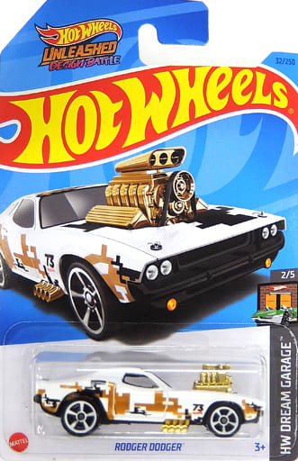 1/64 RODGER DODGER #73 (White x Gold x Black) "Hot Wheels HW DREAM ...