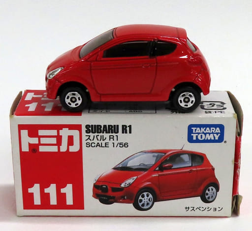 1/56 Subaru R1 (Red / Red Box / Made in China) "Tomica No. 111" | Toy ...