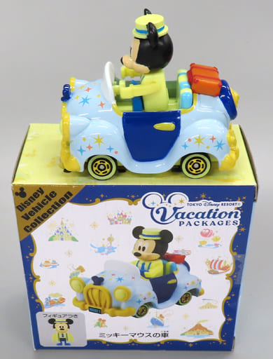 Mickey Mouse cars (light blue x blue x yellow) "Tomica Disney Vehicle ...