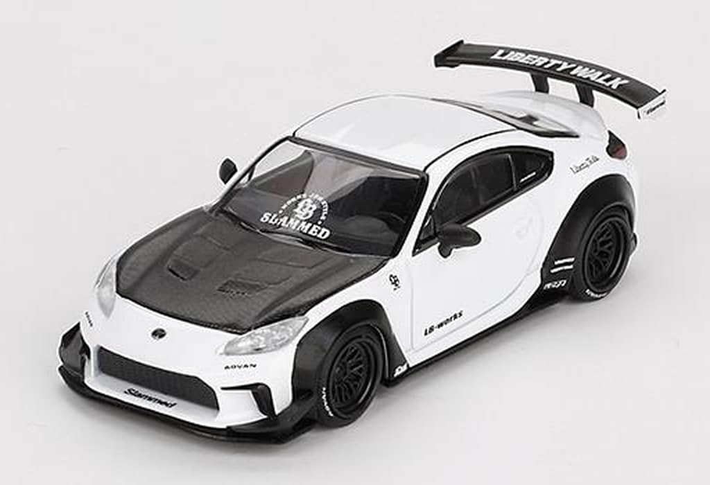 駿河屋 - 1/64 Toyota GR86 LB★Nation 右ハンドル(ホワイト) 「ミニGTシリーズ」 [MGT00769-R]（モデルカー）