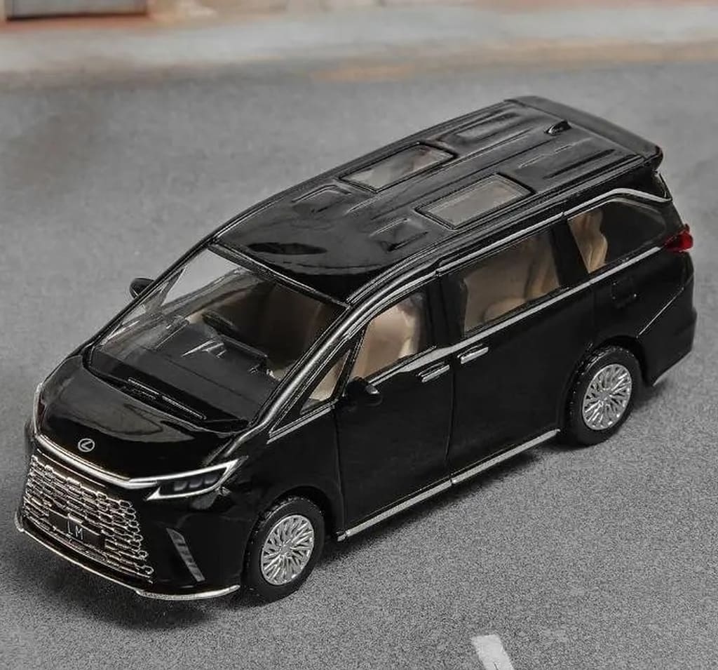駿河屋 - 1/64 Lexus LM (AW10) -RHD- (ブラック) [LL-027-135]（モデルカー）