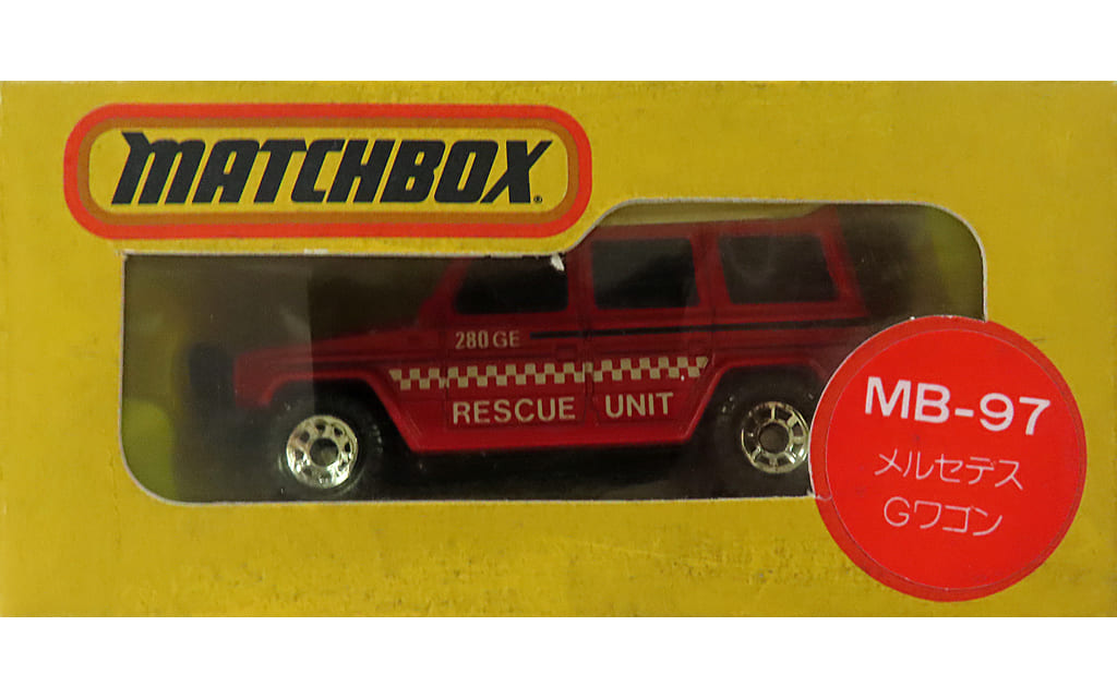 駿河屋 - メルセデス Gワゴン RESCUE UNIT(レッド×ホワイト) [MB97]（モデルカー）