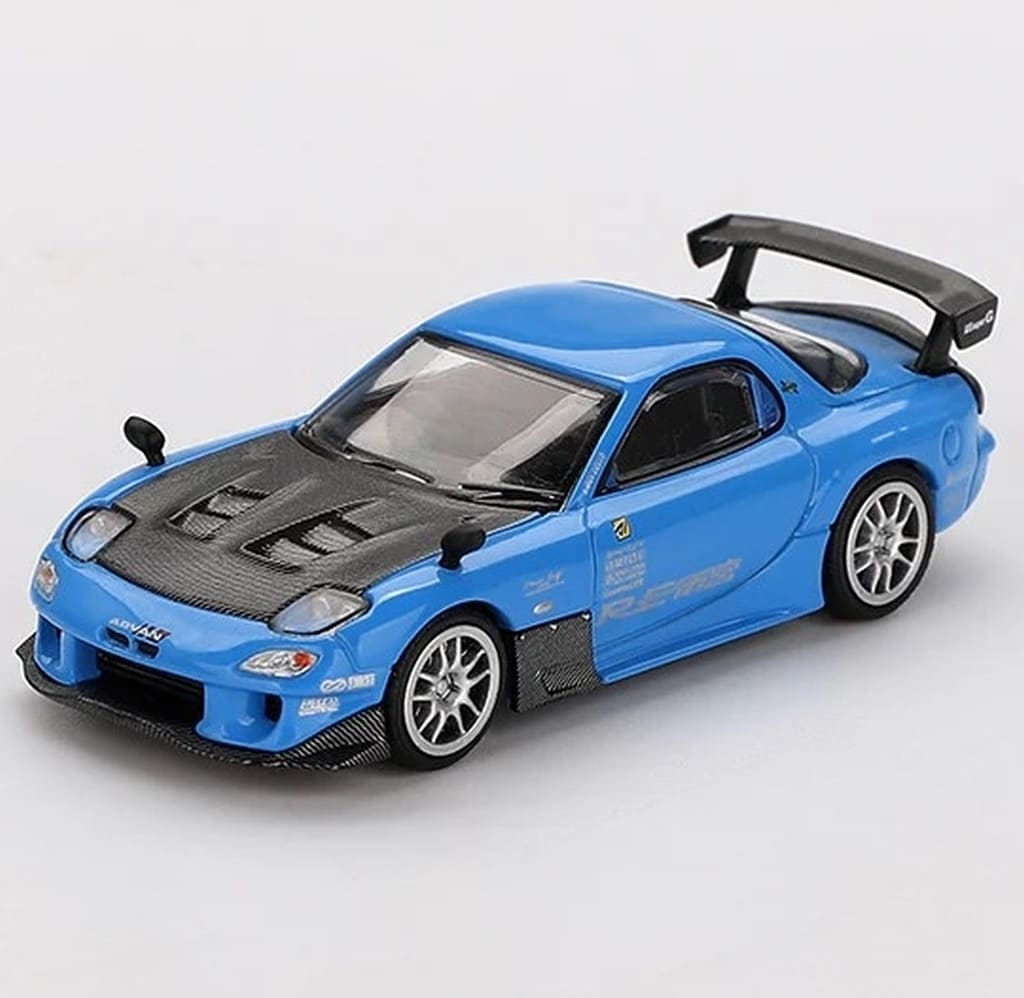 駿河屋 - 1/64 マツダ RX-7 RE雨宮 20B NA 3ROTOR-7 ”雨さん号” (右ハンドル) 「ミニGTシリーズ ...