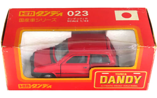 [Box Damage] 1/43 Honda City R (Red) "Tomica Dandy Domestic Car Series ...