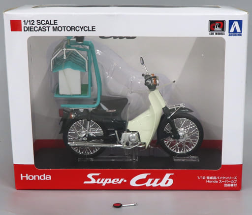 Minicar [Damaged goods] 1/12 Honda Super Cub 50 with delivery machine ...