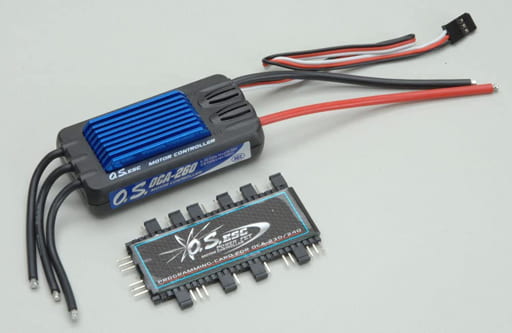 Radio control ESC Speed Controller OCA-260 (60A) with Program Card ...