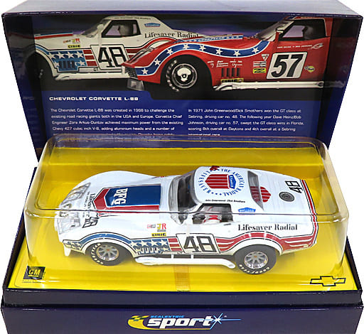 Slot Car 1/32 Chevrolet Corvette L88 1972 BFG #48 (White x Red x Blue ...
