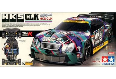 駿河屋 - 1/10 HKS CLK 「電動RC 4WDレーシングカー」 組み立てキット [58291]（車）