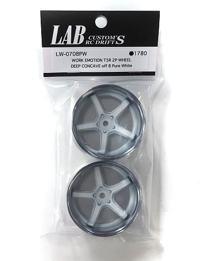 駿河屋 - WORK EMOTION T5R 2P WHEEL DEEP CONCAVE off 8 Pure White 2本入り [LW ...