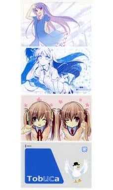 駿河屋 - [単品] ICカードステッカー(4枚組) 「C84 この大空に、翼をひろげて FLIGHT DIARY 2013 summer set」（シール・ステッカー）