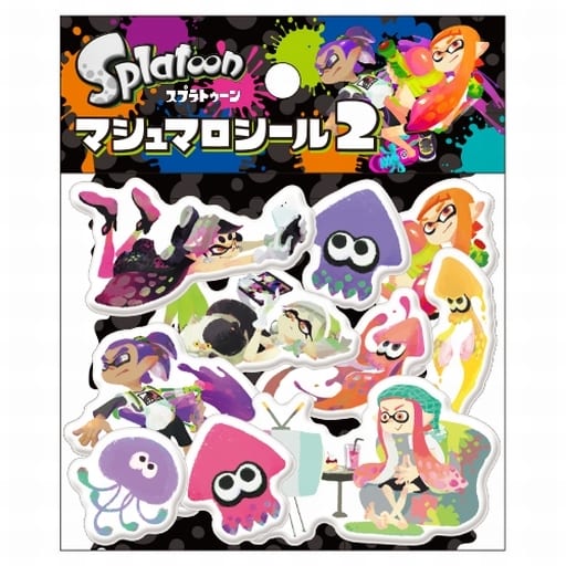 Sticker (Character Vector) Splatoon (Splatoon) Marshmallow Seal 2 ...