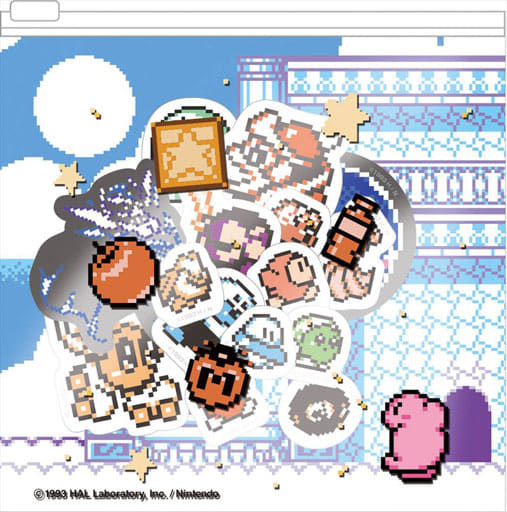 COLLECTIVE ENEMY Character FLAKE SEAL "Kirby's Adventure" | Goods ...