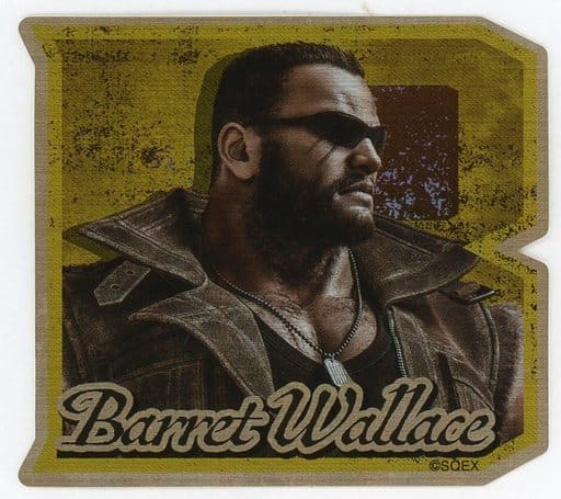 Sticker sticker Barrett Wallace Character Tube Sticker 「 FINAL FANTASY ...