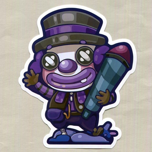 Dokeshi (Purple) Big Sticker : "Identity V Fifth Personality" | Goods ...
