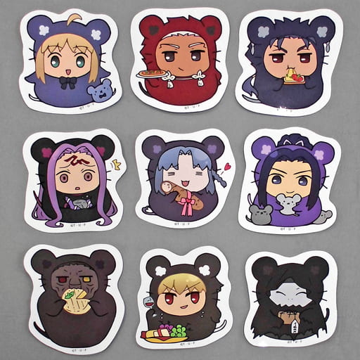 Sticker sticker Set of 9 Child Year Stickers (Pattern B) "Fate / Stay ...