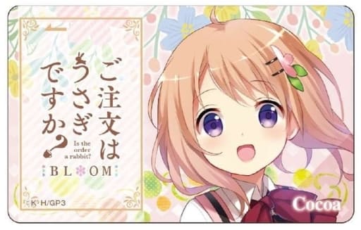 Sticker sticker Cocoa IC card sticker "Is the Order a Rabbit? BLOOM ...
