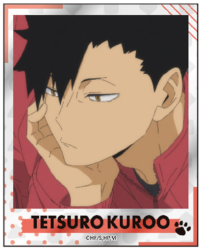 Tetsuro Kuro (Scene photograph B) "Haikyu! Photo-style Metal Sticker ...