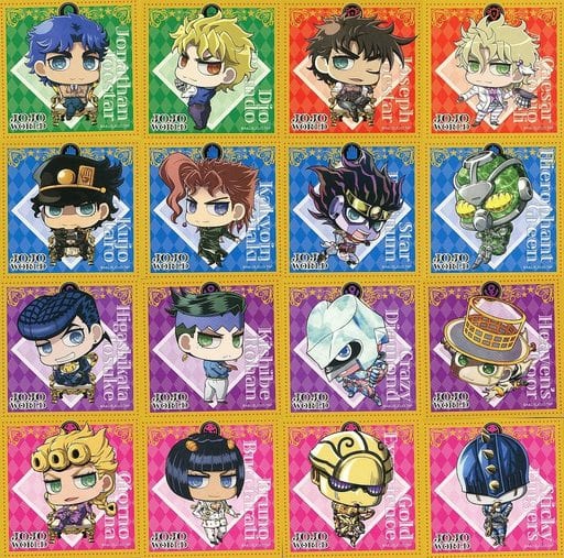 "JOJO'S BIZARRE ADVENTURE JOJO WORLD Trading Sticker Vol. 2" Nomal Set ...