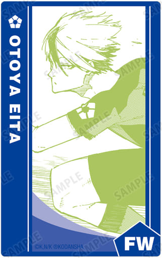 Sticker sticker Biya Kageta Card Sticker - "Blue Lock" | Goods ...